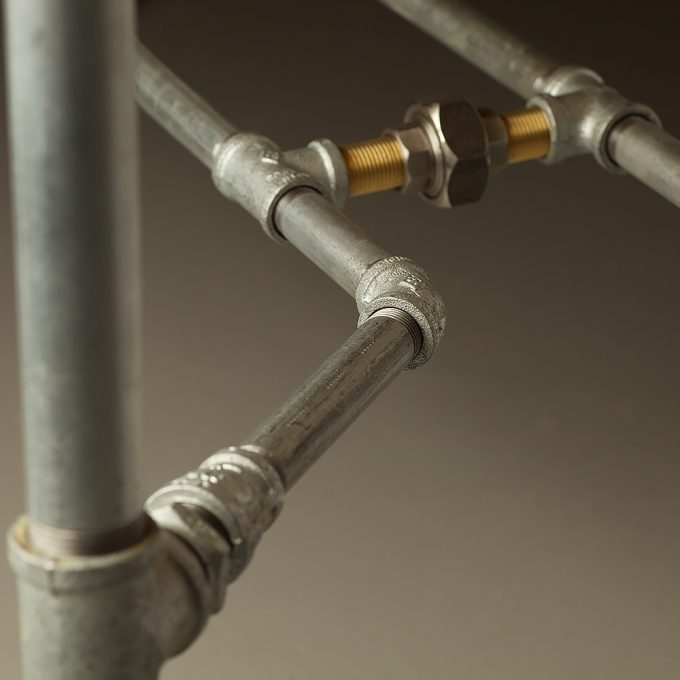 Industrial Plumbing Pipe Dining Table leg kit