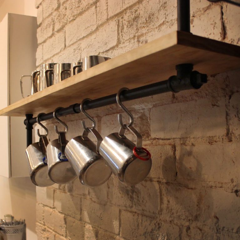 Plumbing Pipe Fitting 'S' Shelf