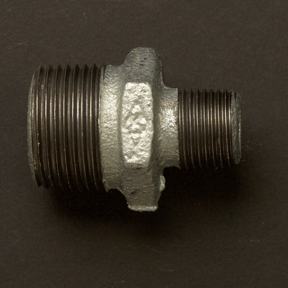 15mm (Half inch) galvanised plumbing pipe and fittings - Pipe Furniture