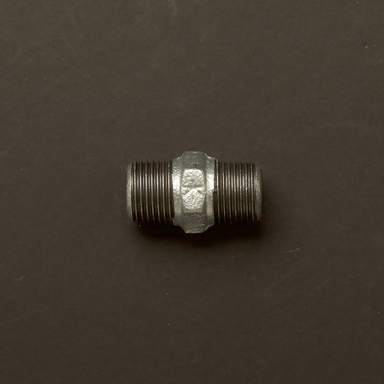 22mm (Half inch) Gal Hex Nipple Fitting M&M