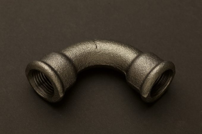 Black steel plumbing pipe fittings - Pipe Furniture