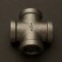 Half inch black steel fittings - Pipe Furniture