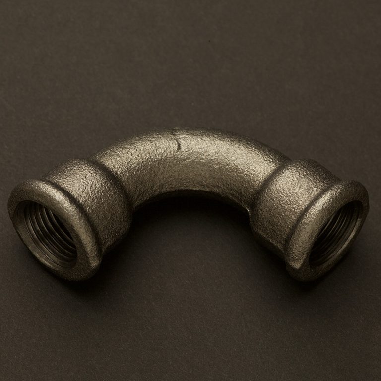 Half inch black steel fittings - Pipe Furniture