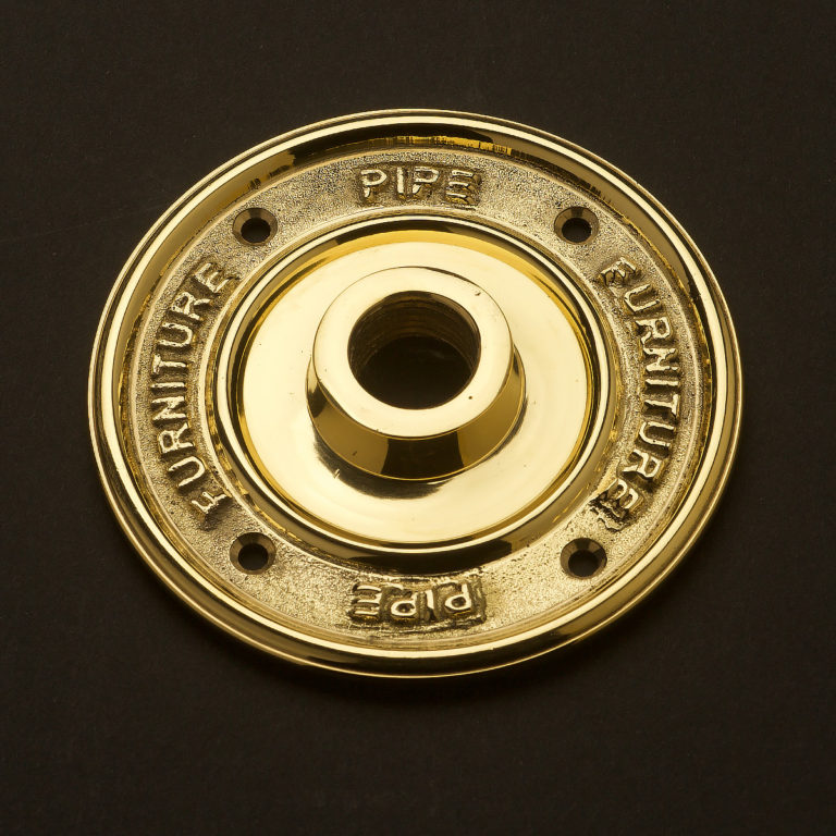 15mm (Half inch) Solid Brass Flange plate
