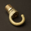 15mm (Half Inch) solid brass hook