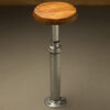 Fixed Industrial Plumbing Pipe Bar Stool