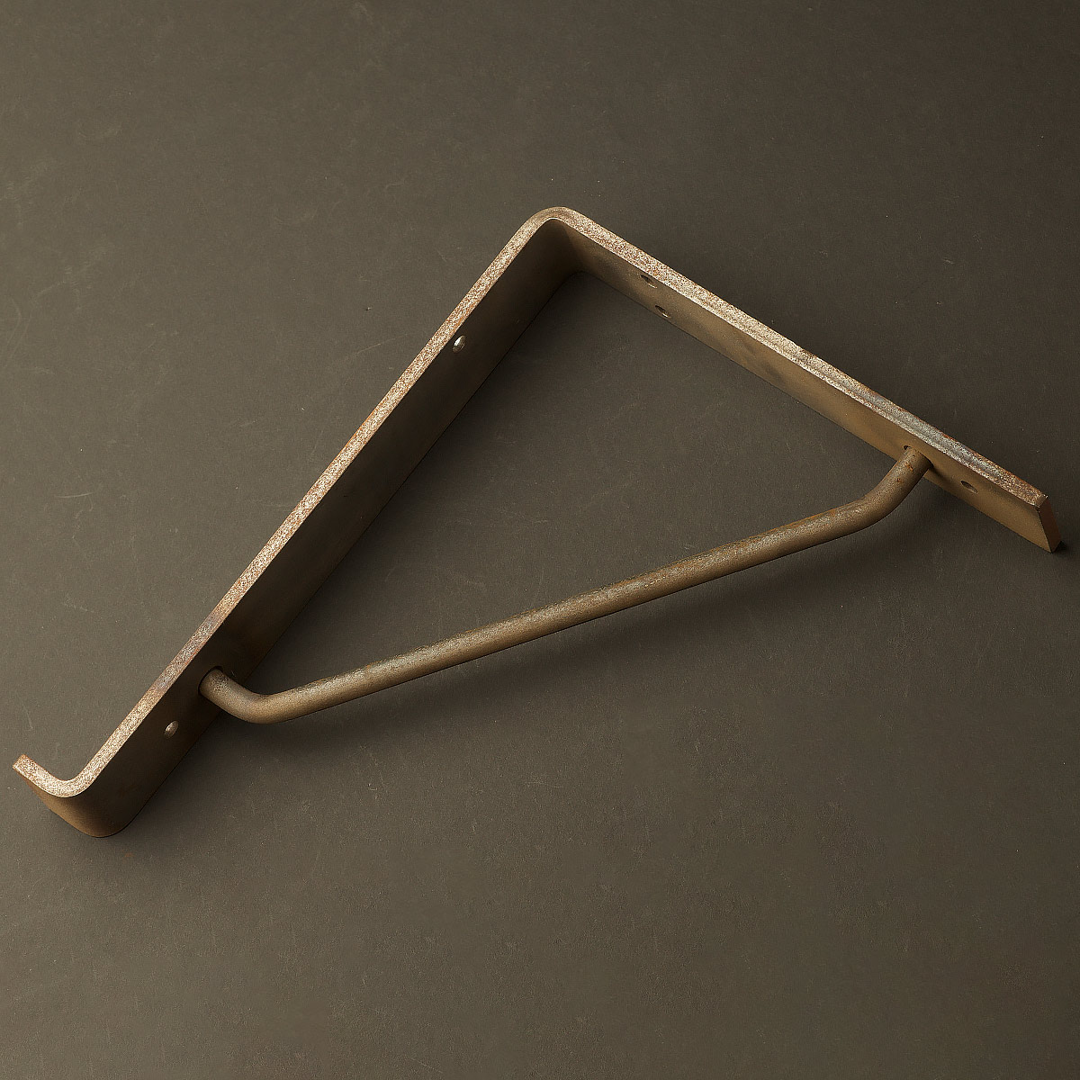 250mm deep steel shelf bracket - Pipe Furniture