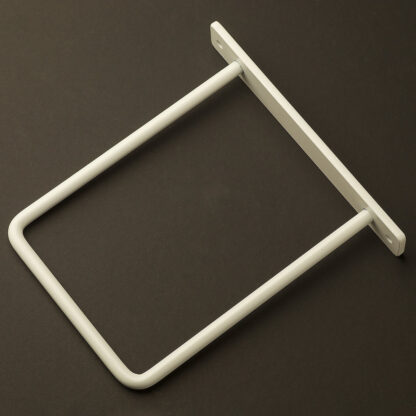 190mm deep plain steel D shelf bracket - Pipe Furniture